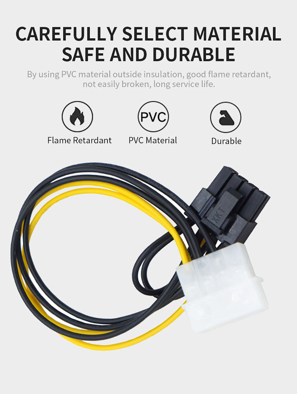 Buy Wholesale China Graphics Card Splitter Power Supply Cable 8 Pin ...