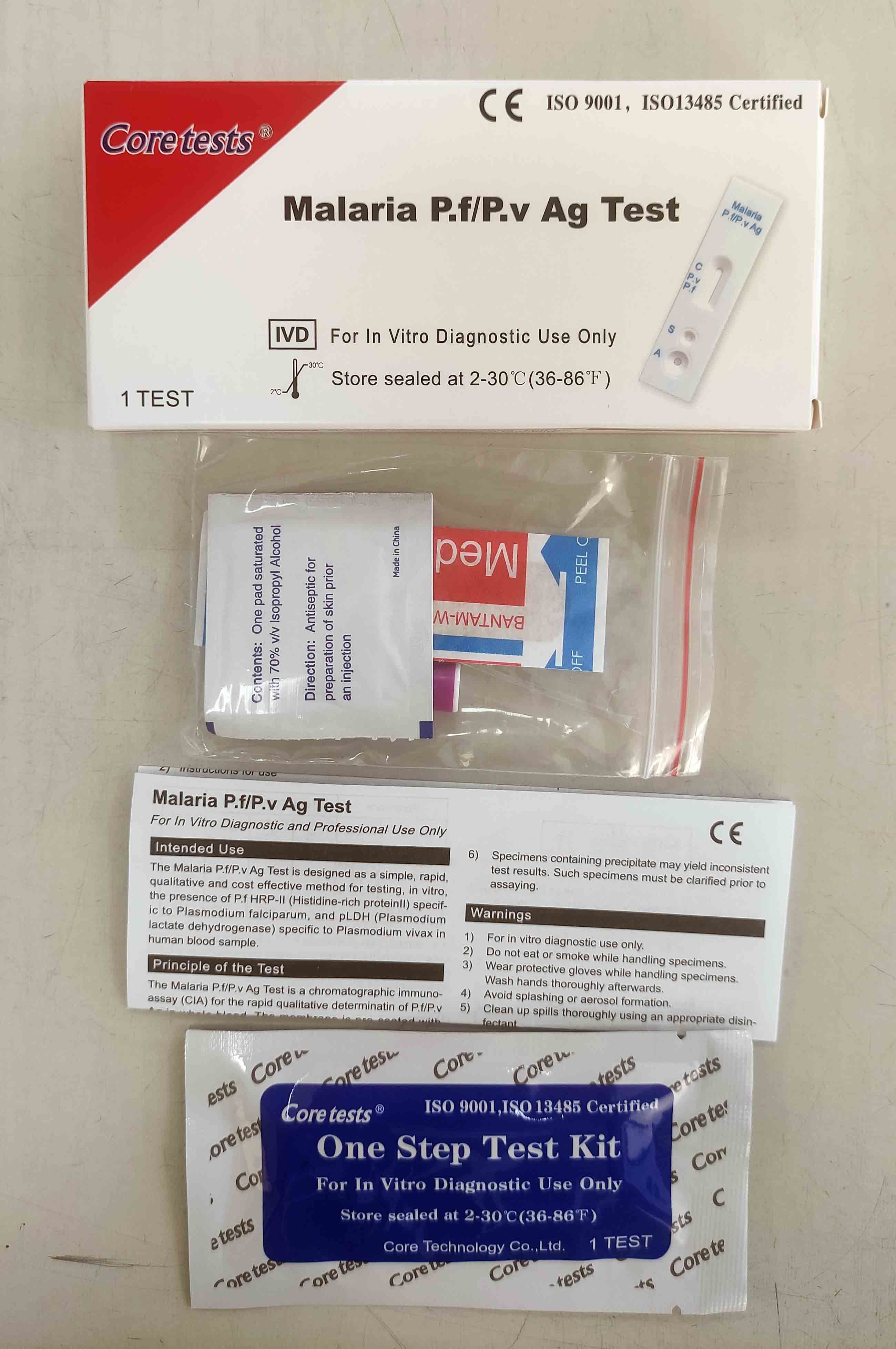 Ce Malaria Pf/pv Ag/ Antigen Test Device - Expore China Wholesale ...