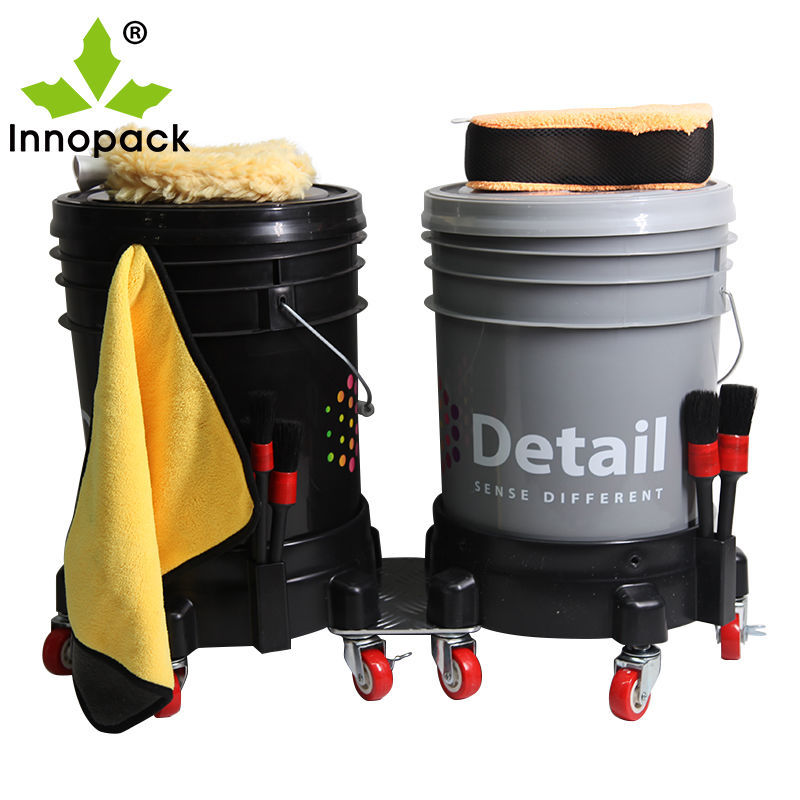 Plastic Bucket 5 Gallon Plastic Pail With Filter For Washing Car - Buy ...