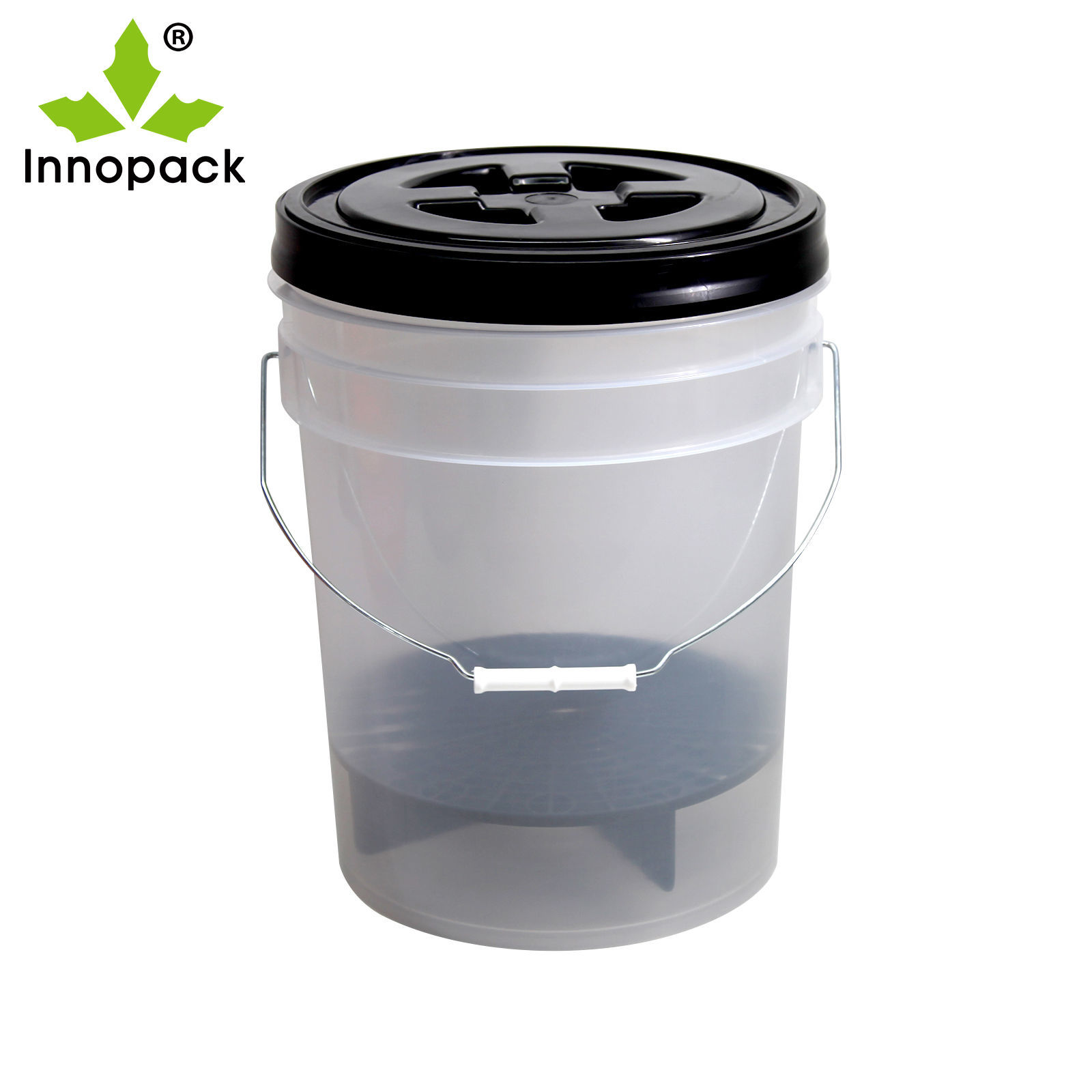 Plastic Bucket 5 Gallon Plastic Pail With Filter For Washing Car - Buy ...