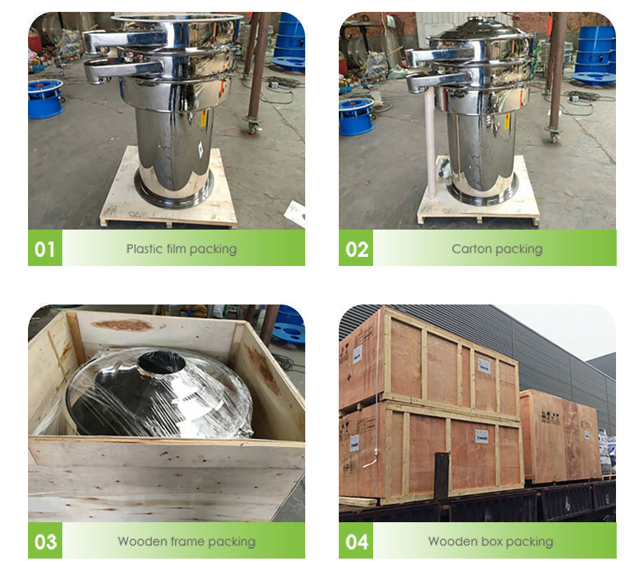 Ultra-high Sieving Accuracy Rotary Vibrating Screen Sieving Machine ...