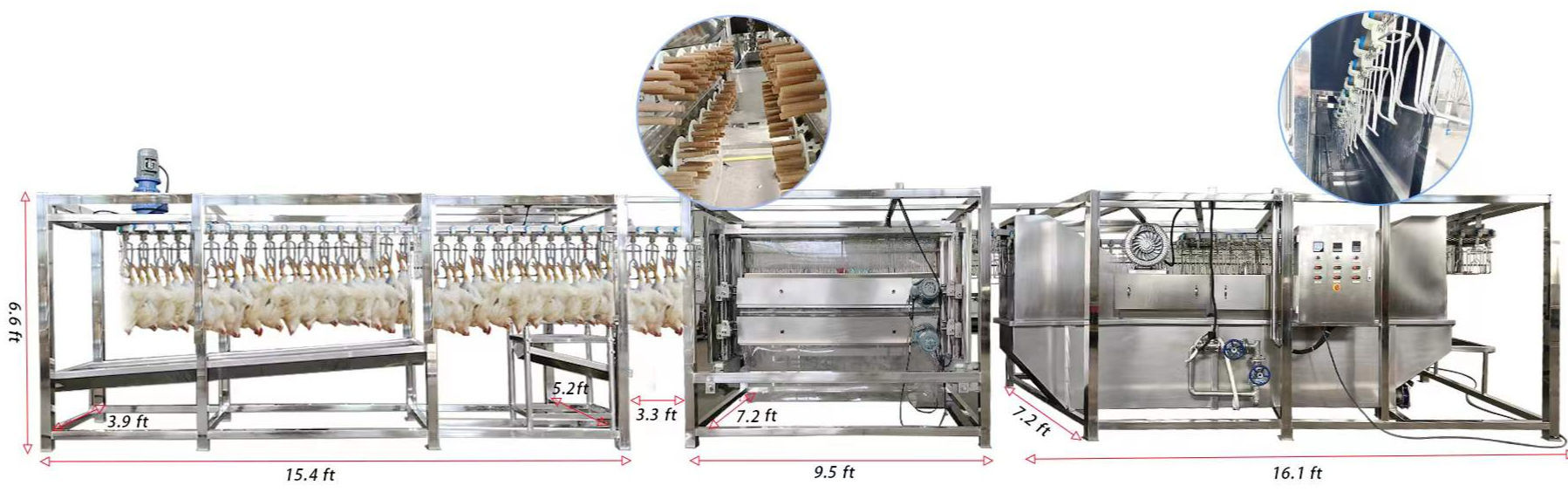Chicken Vertical Poultry Depilator Equipment Poultry Slaughtering ...