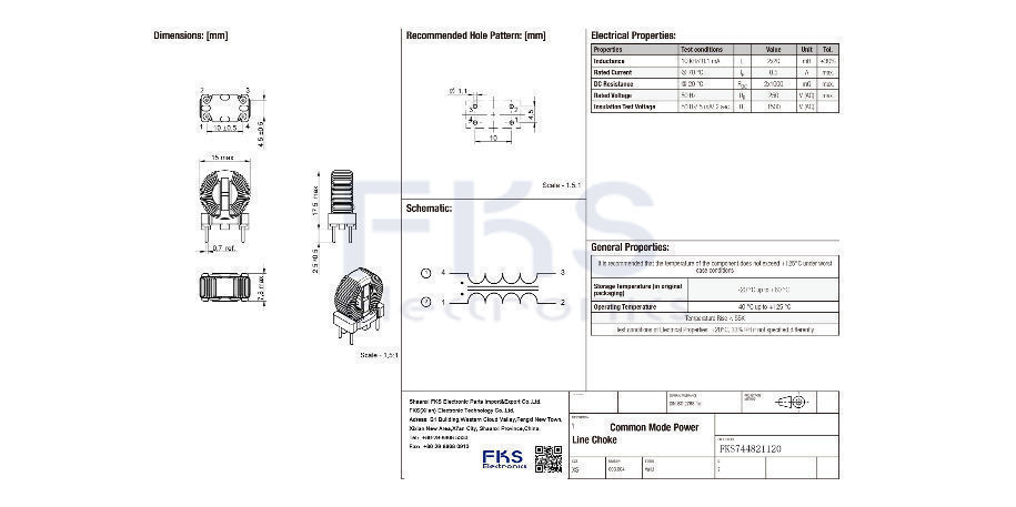 Bulk Buy China Wholesale Fks Customer Design Cmb Common Mode Power Line ...