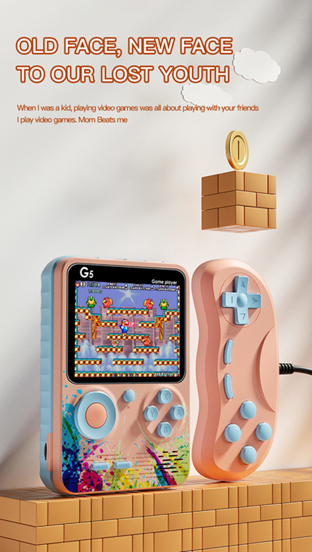 Buy Wholesale China Retro Classic Game Console 500 Games Portable ...