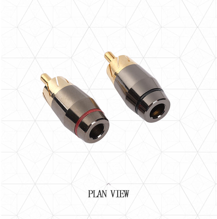 Buy Wholesale China Rca-251 High Quality Metal Rca Plug Rca Connector ...