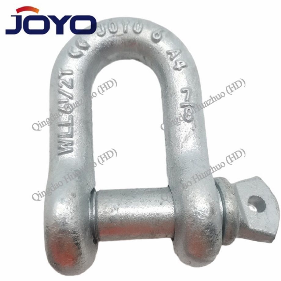 G210 Large D Shackle,screw Pin Chain Shackle, The Us Type Drop Forged ...