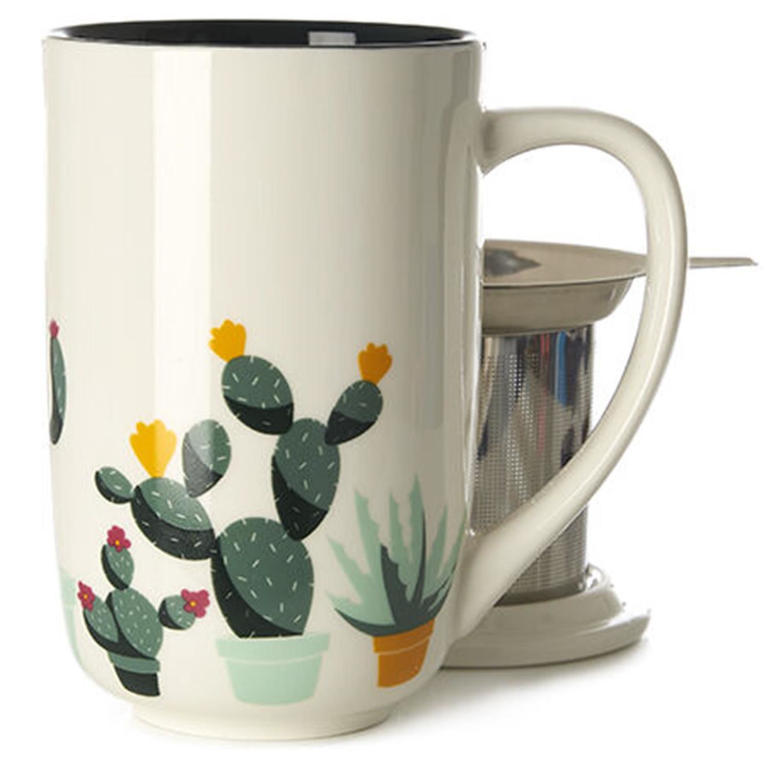 Buy Wholesale China Modern Cactus Pattern Custom Office Ceramic Tea Cup ...