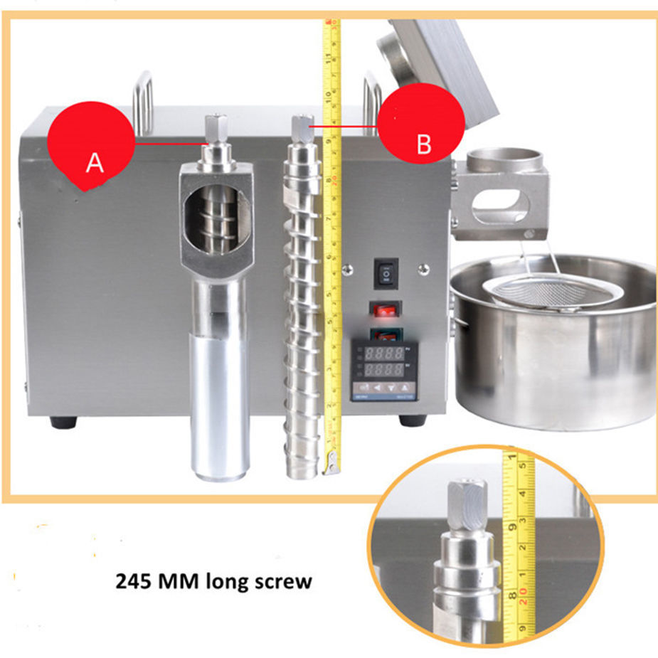 Larger Capacity Automatic Temperature Control Screw Mini Oil Press ...