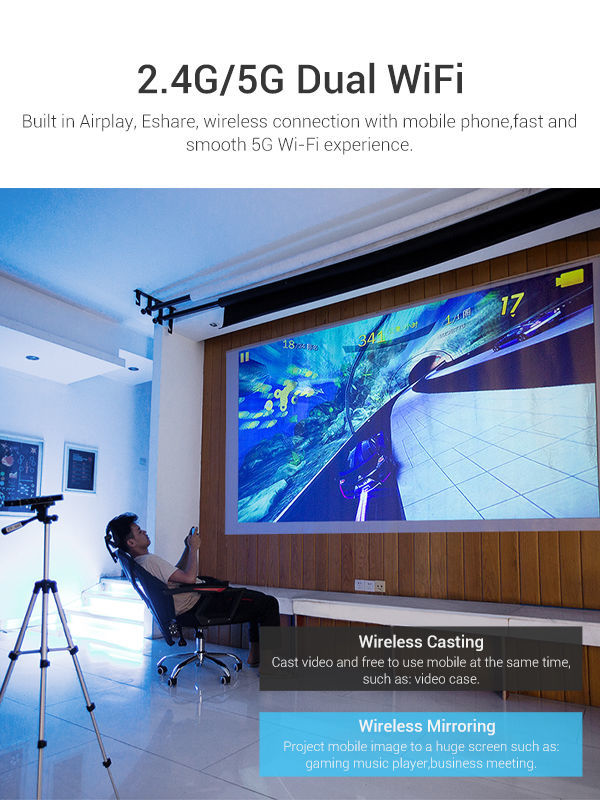 Buy Wholesale China Mobile 4k Smart Projector With Android 9 High ...