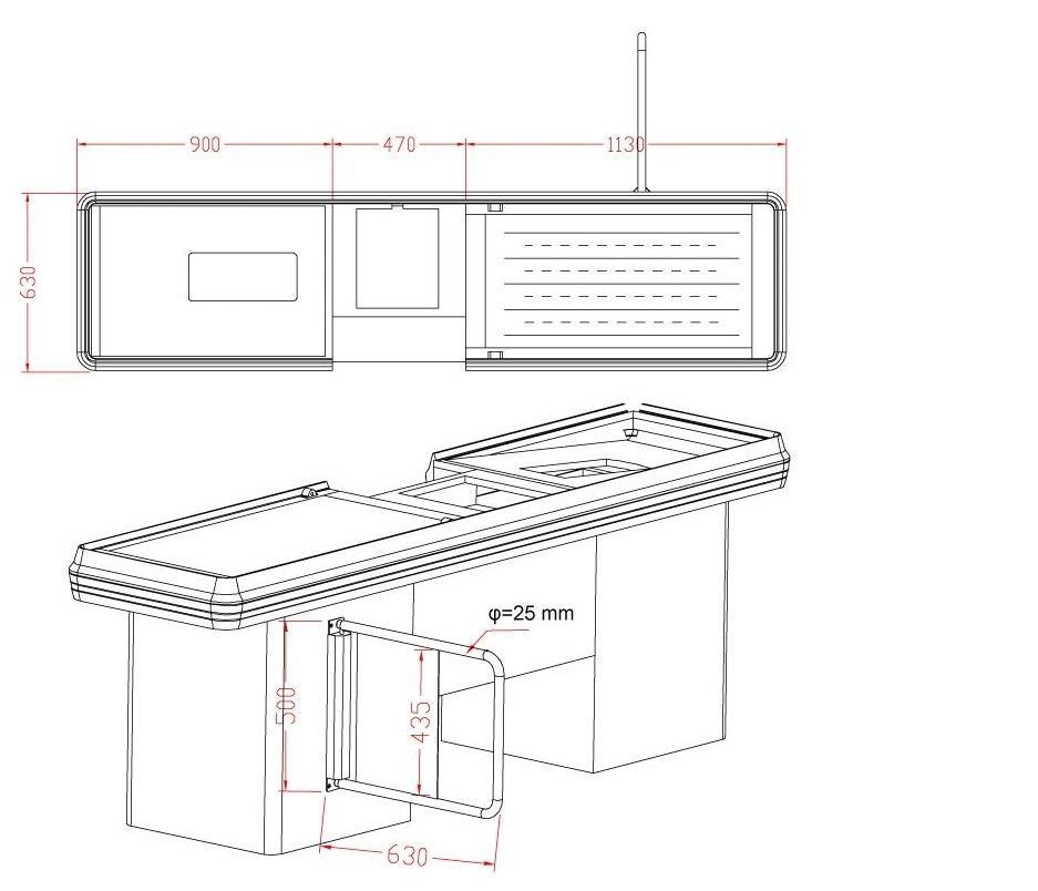 Buy Wholesale China Offer Good Quality And Price Display Cashier Desks ...