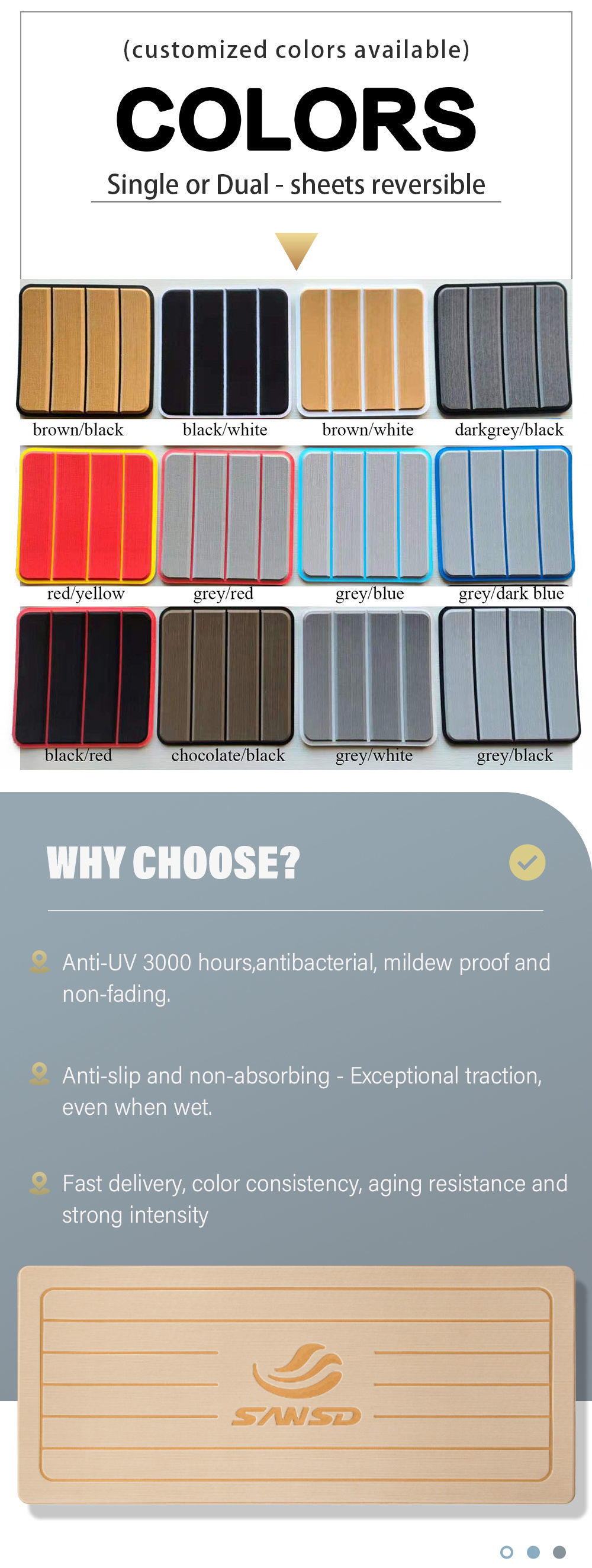 Bulk Buy China Wholesale Ssd Best Quality Eva Material Boat Flooring ...
