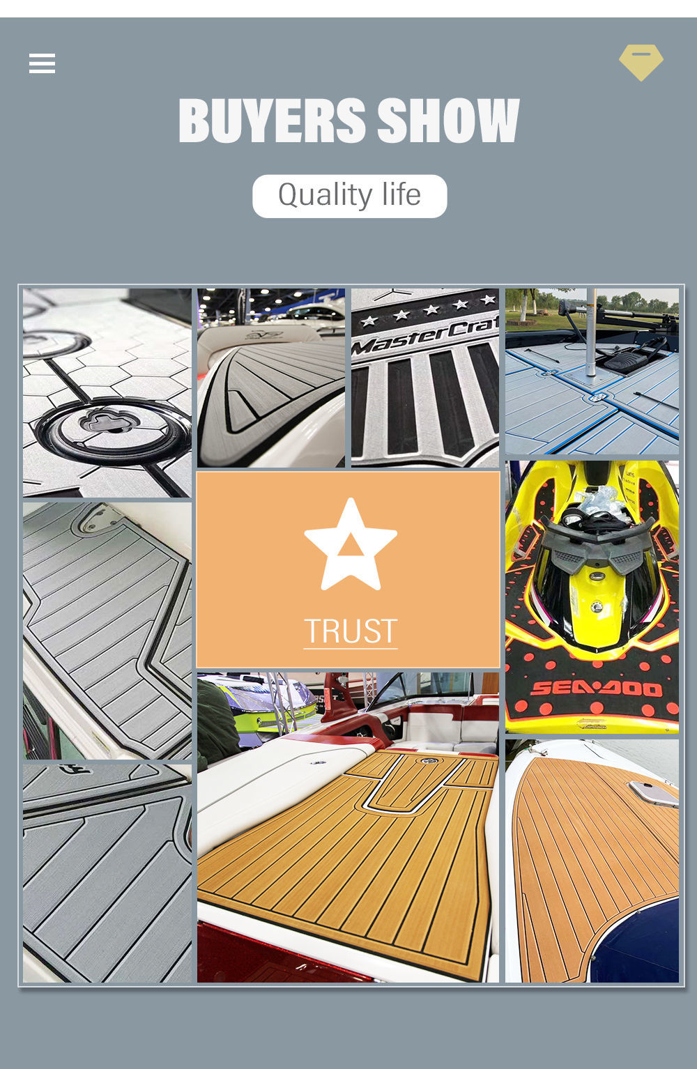 Bulk Buy China Wholesale Ssd Best Quality Eva Material Boat Flooring ...