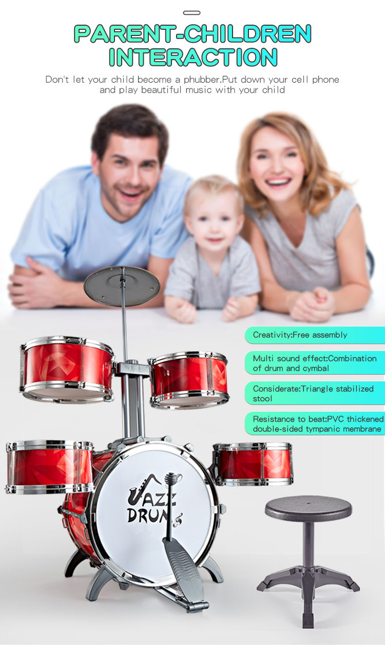 Latest Toys Good Design Educational Musical Instrument 5 Pieces Combo ...