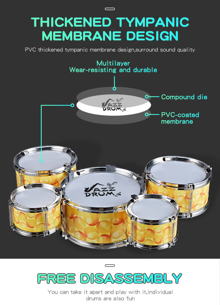 Latest Toys Good Design Educational Musical Instrument 5 Pieces Combo ...