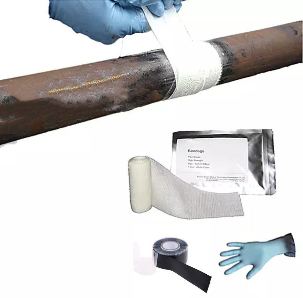 Water Activated Epoxy Wrap Pipe Leak Repair Fiberglass Wrap Pipe Repair ...
