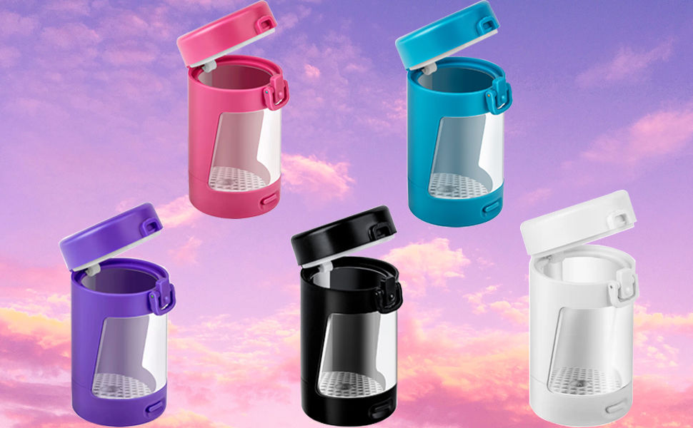 Buy Wholesale China New Arrival Glass Jar With Magnifying Lid Led Light ...