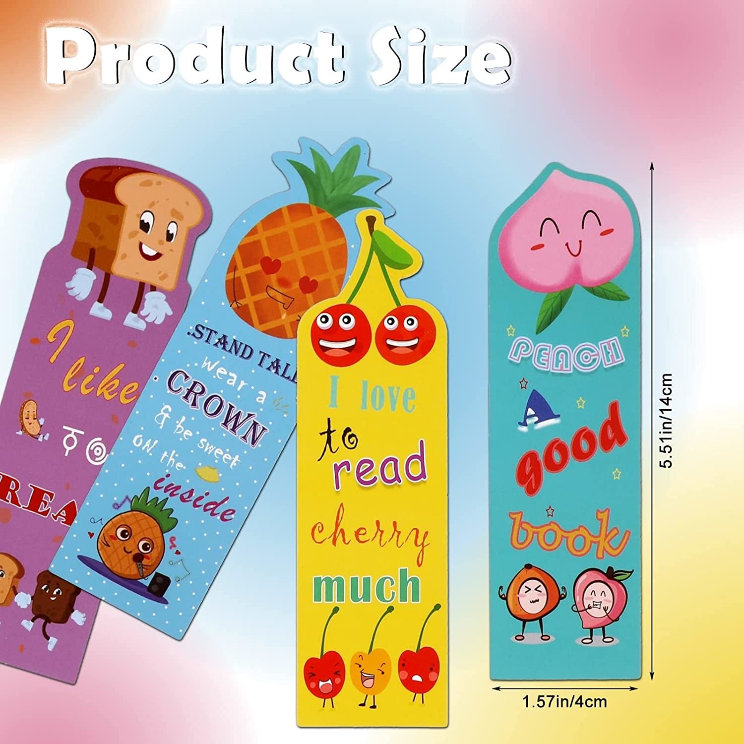 Buy Wholesale China Paper Bookmark, Fruit Cardboard Bookmarks Multipack ...
