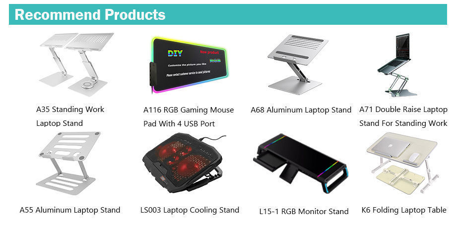 Amazon Popular 3 In 1 Rgb Gaming Laptop Stand Riser With 4 Usb Storage ...