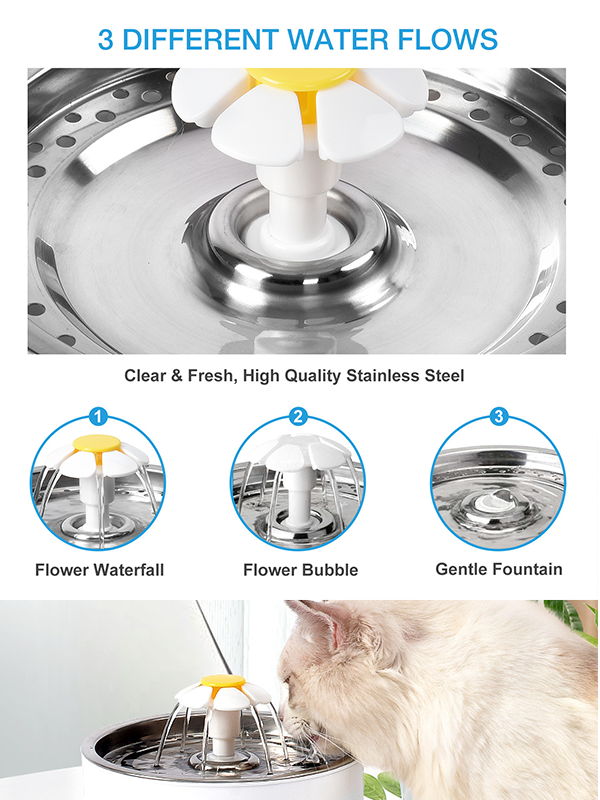 Indoor Rabbit Water Fountain Automatic Dog Waterer Cat Water Fountain ...