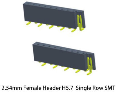 2.54mm Female Header H5.7 Single Row Right Angle $0.3 - Wholesale China ...