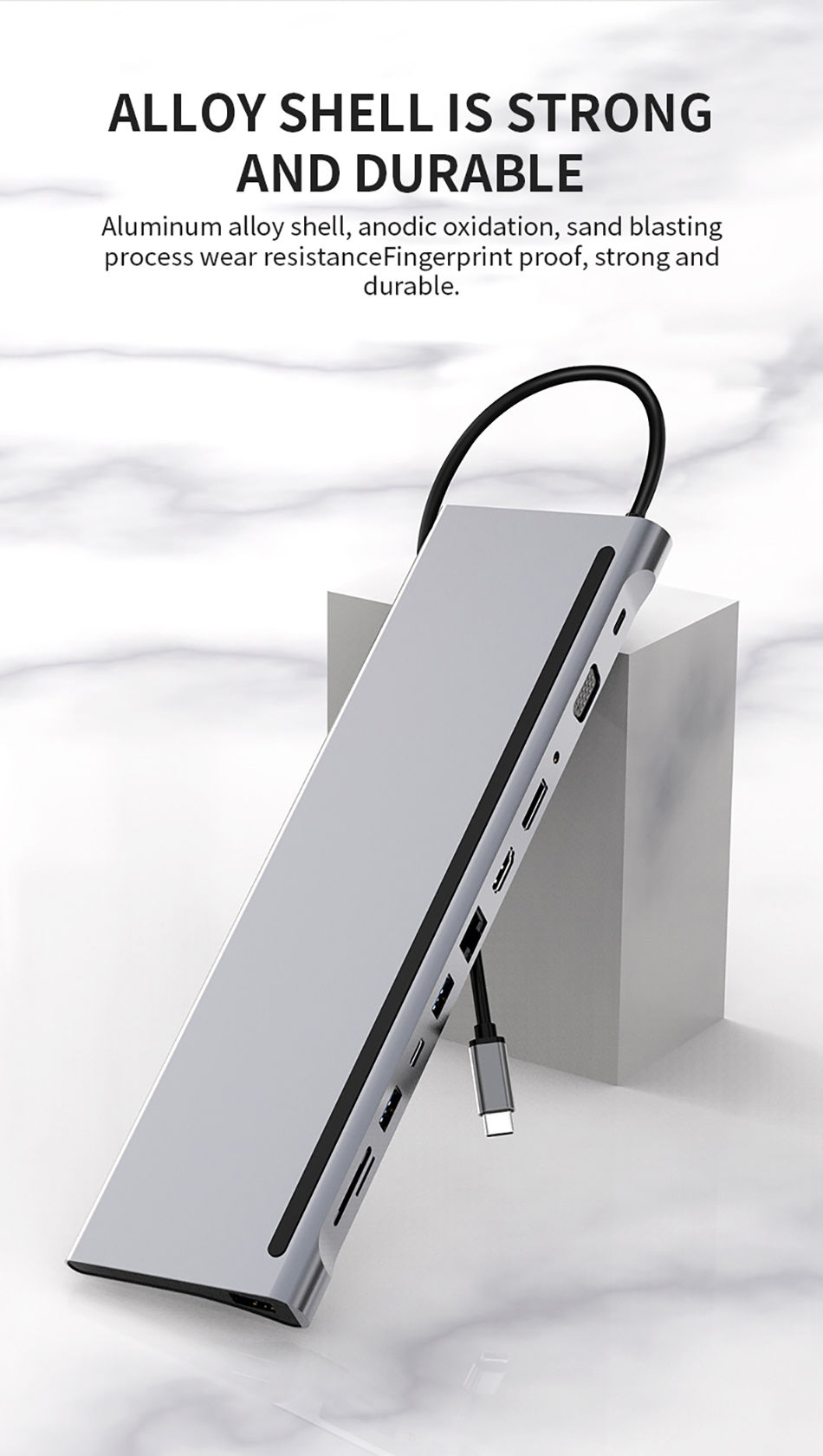 Factory Wholesale 12 In 1 Usb C Docking Station Usb Type C To 4k ...