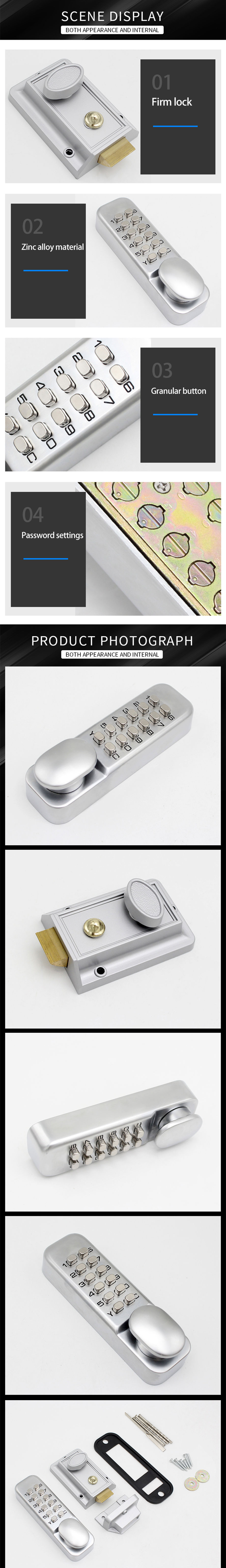 Bulk Buy China Wholesale High Security Digital Push Botton Code Door ...