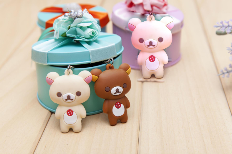 Buy Wholesale China 3d Keychains, Cartoon Double-sided Keychain Pvc ...
