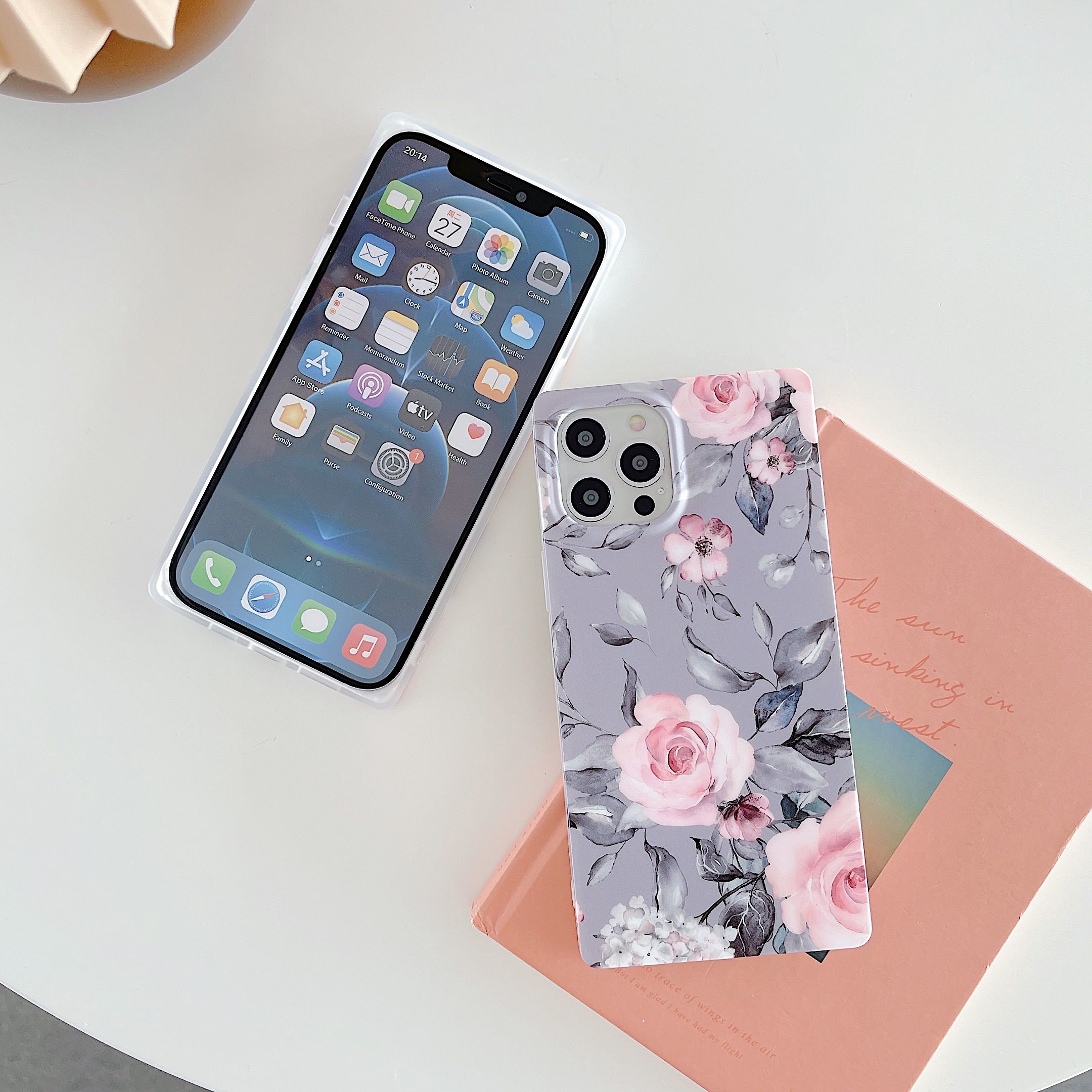 Buy Wholesale China Sublimation Phone Cases Flower Leaf Ins Style ...