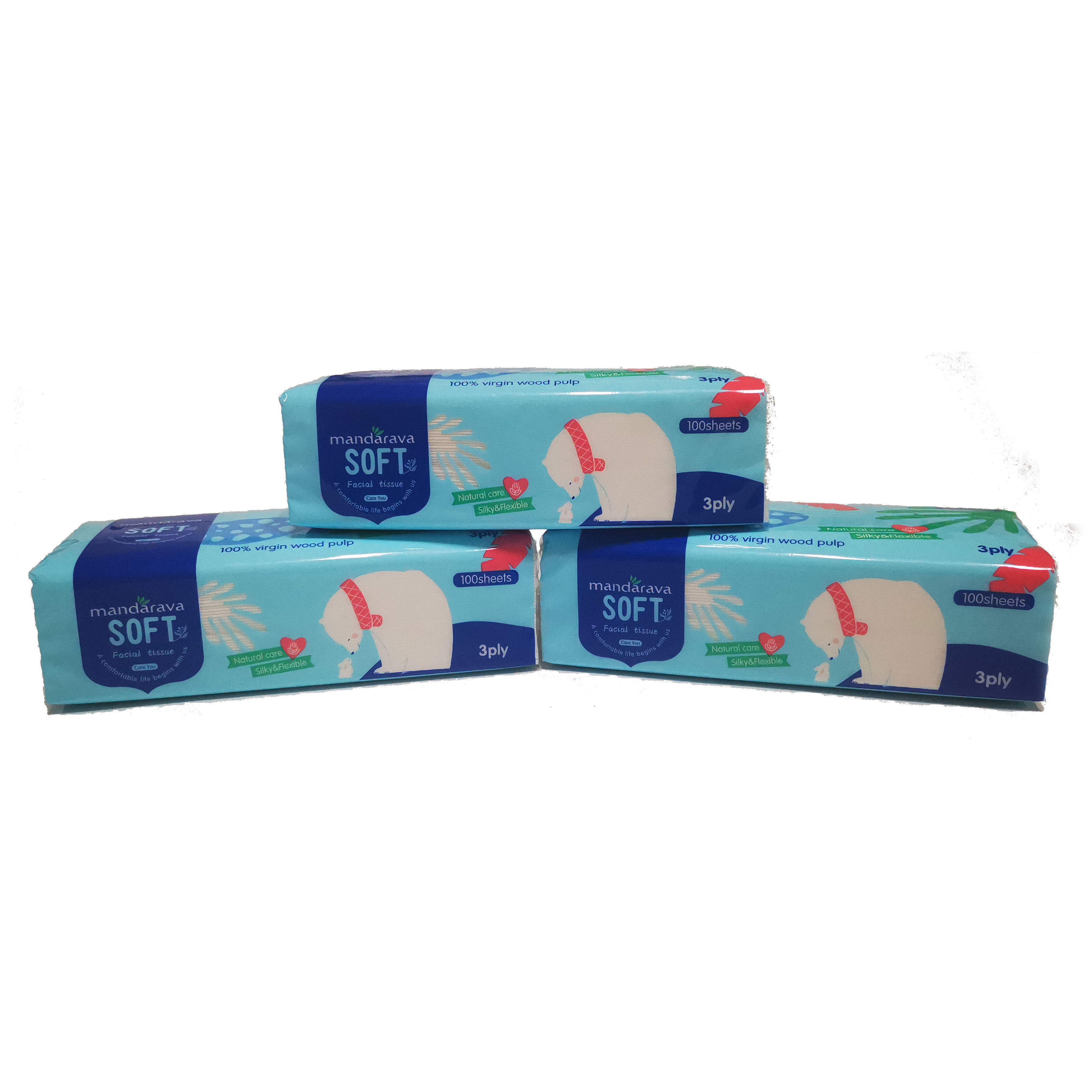 Buy Wholesale China Custom 100% Bambo Pulp 2 Ply Cube Box Facial Tissue ...