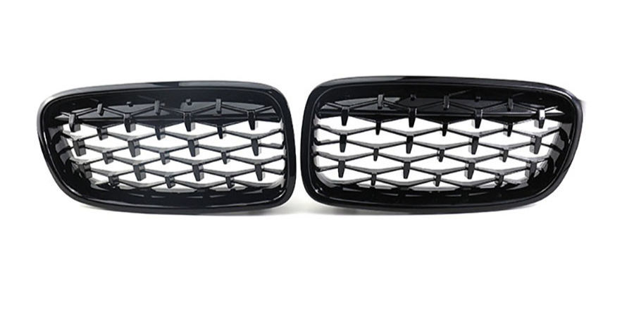 Gmax Automotive Parts Gloss Black Single Slat Front Bumper Mesh Guards ...