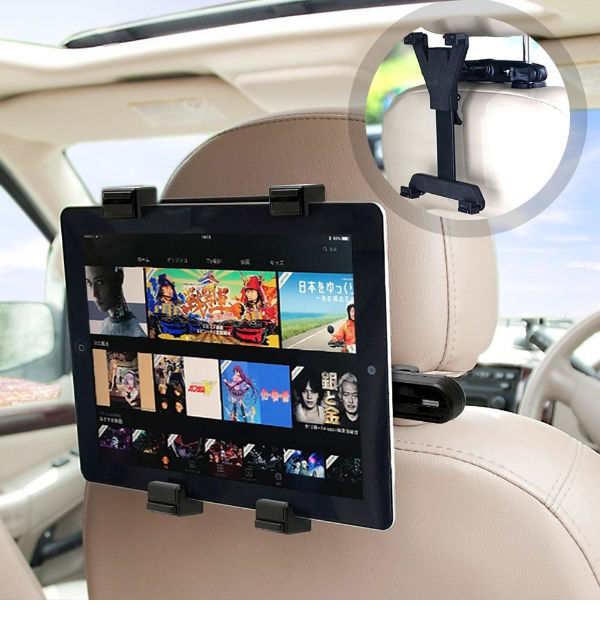 7-10 Inch Car Tablet Mount Headrest Stand Tablet Car Holder Car Rear ...