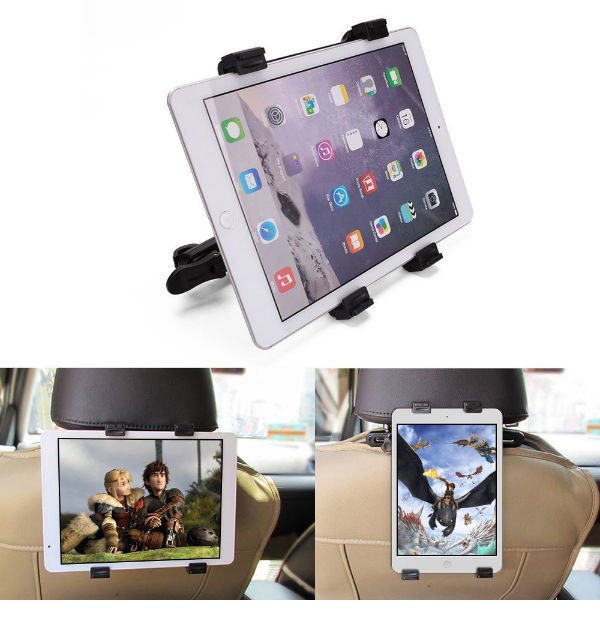 7-10 Inch Car Tablet Mount Headrest Stand Tablet Car Holder Car Rear ...