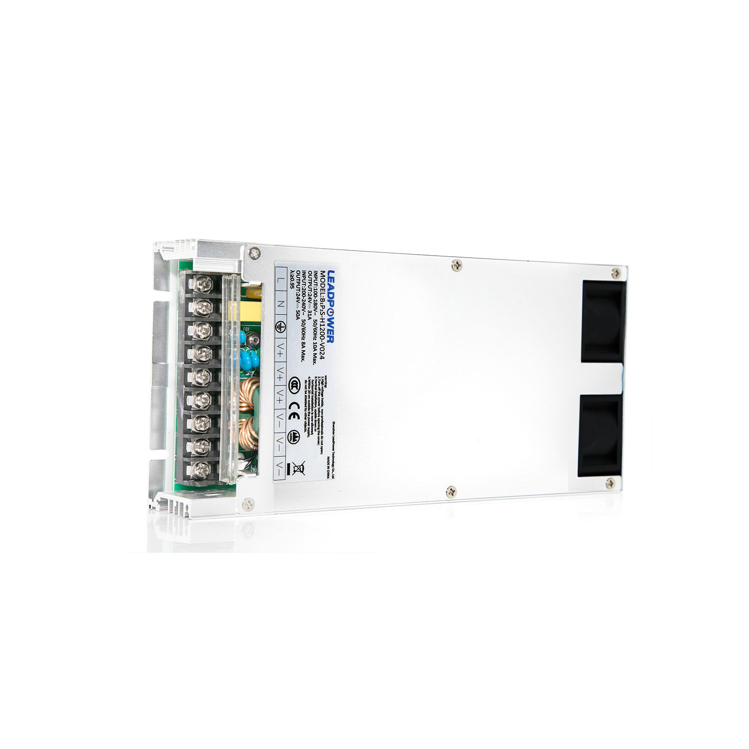 50a 24vdc 1200 Watt W Dc 24 Volt V Ac To Dc Cv 1200w 24v 50 Amps Indoor Ip20 Constant Voltage ...