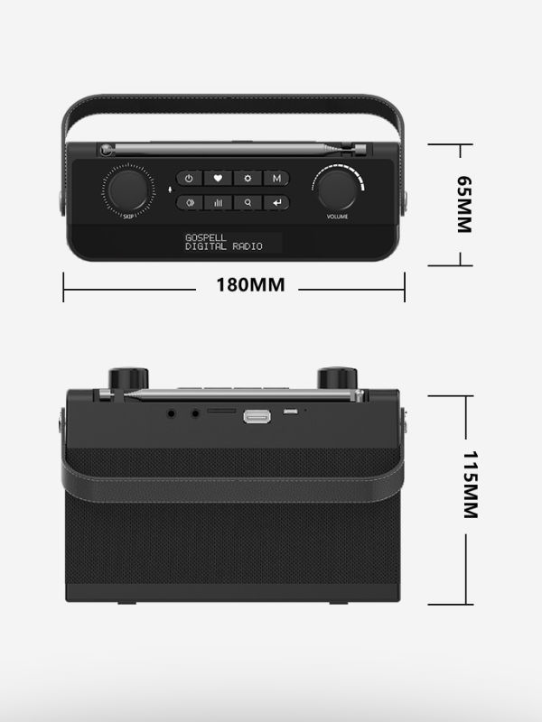 Buy Wholesale China Gospell Stylish And Elegant Portable Digital Radio ...