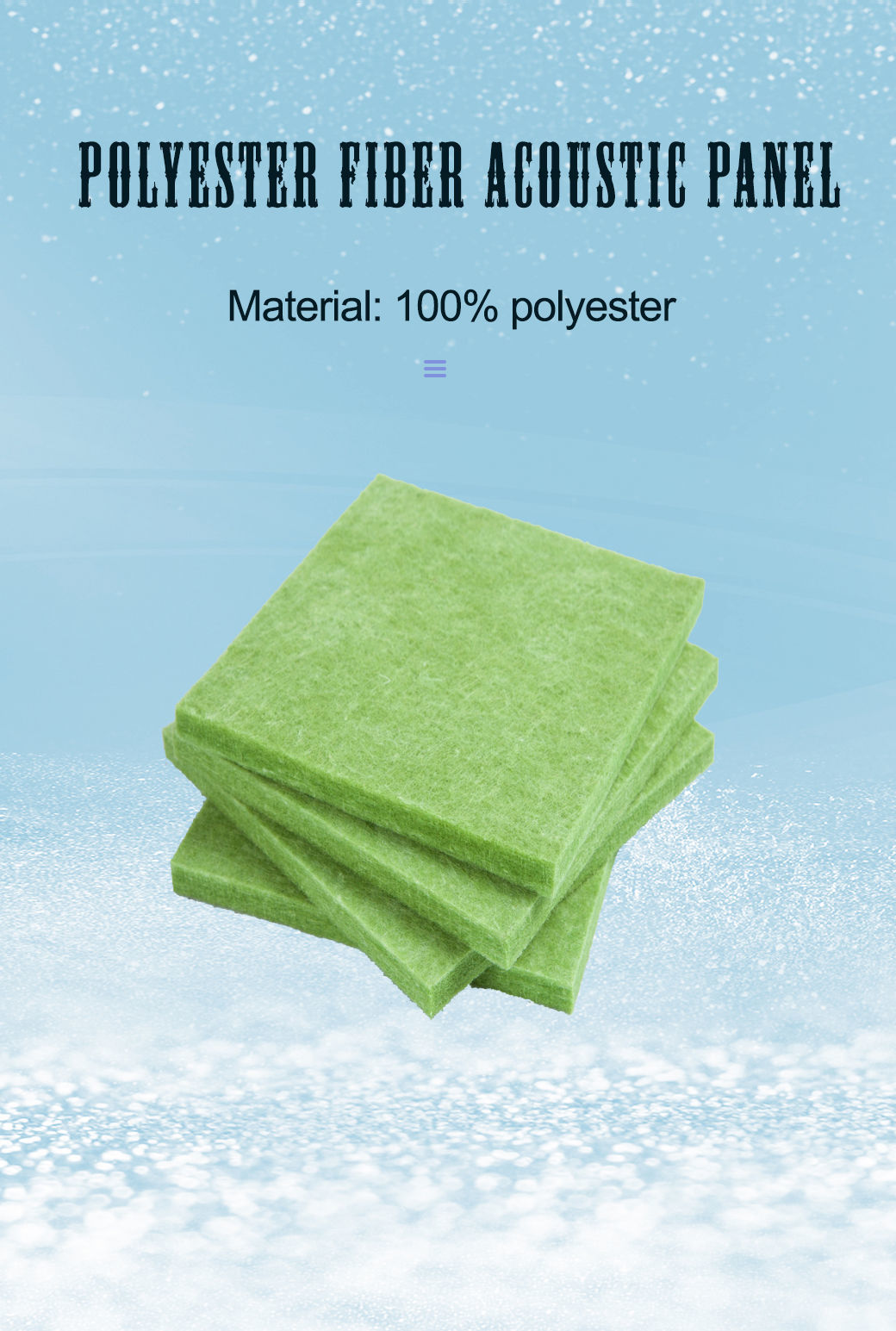 Buy Wholesale China High Density Fireproof 100% Polyester Fiber ...