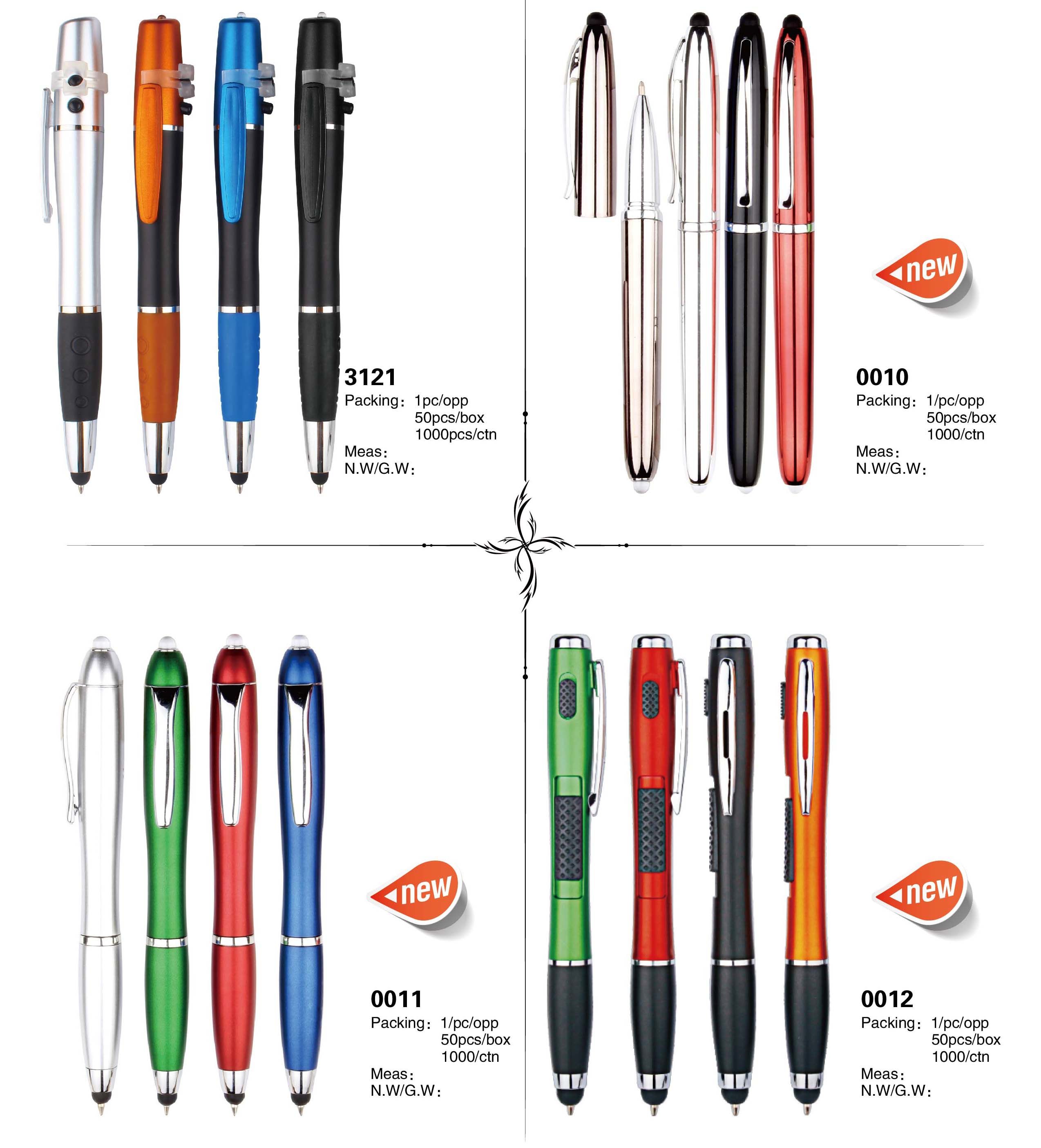 Buy Wholesale China Custom Ballpoint Pen With Touch Pen Tips Plastic ...