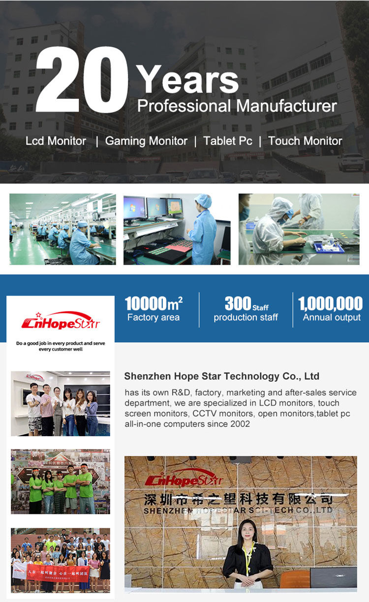 High Quality 24-inch Led Office Computer Display 16:9 Ips Screen With ...