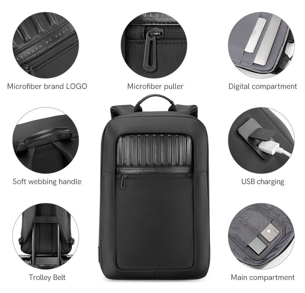 Buy Wholesale China Oem High Quality Laptop Backpack With Unique Front ...