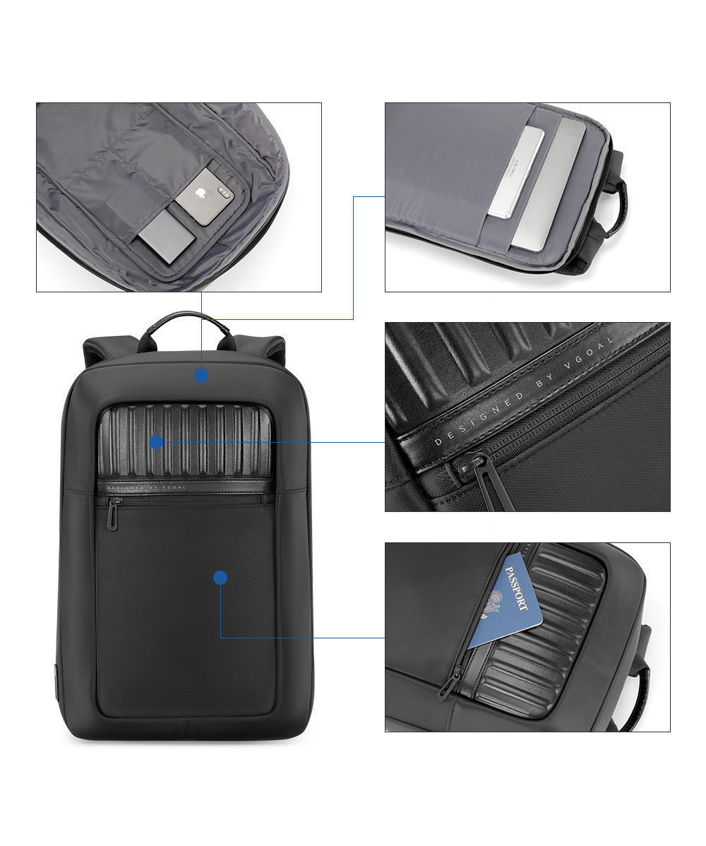Buy Wholesale China Oem High Quality Laptop Backpack With Unique Front ...