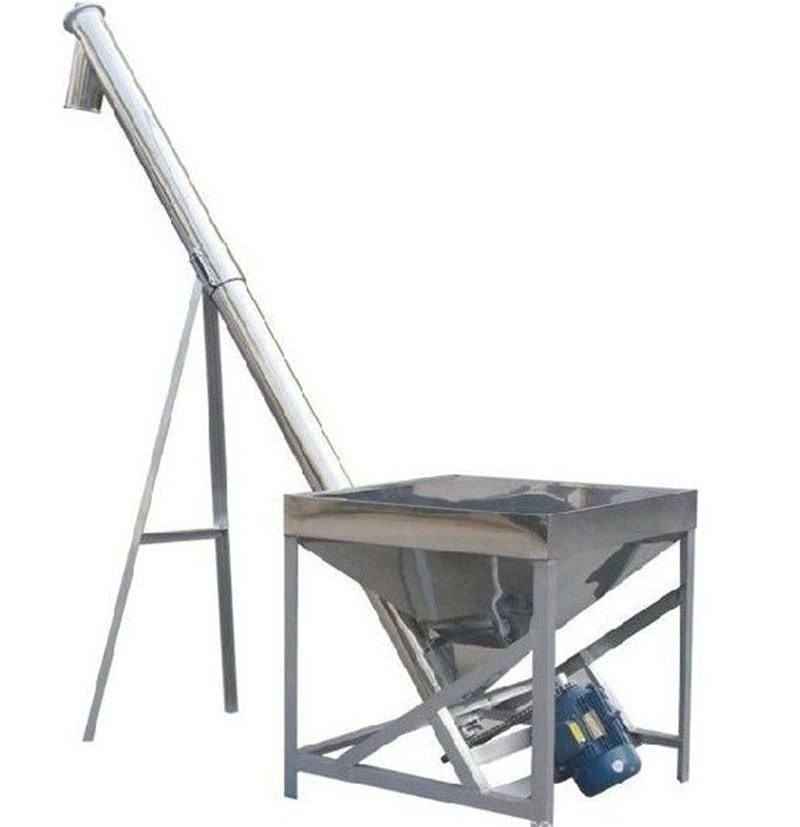 Helical Single Tube Screw Conveyor For Powder Concrete Cement Plant ...