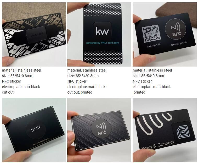 Buy China Wholesale Factory Price Metal Business Nfc Chip Cards With ...