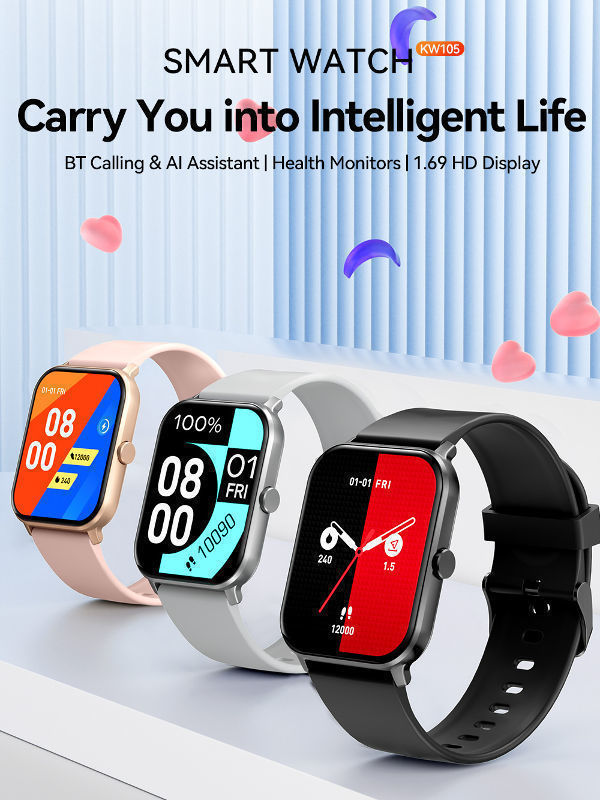 Factory Direct Oem Odm Bt Calling Functions Ce Rohs Smartwatch Fitness ...