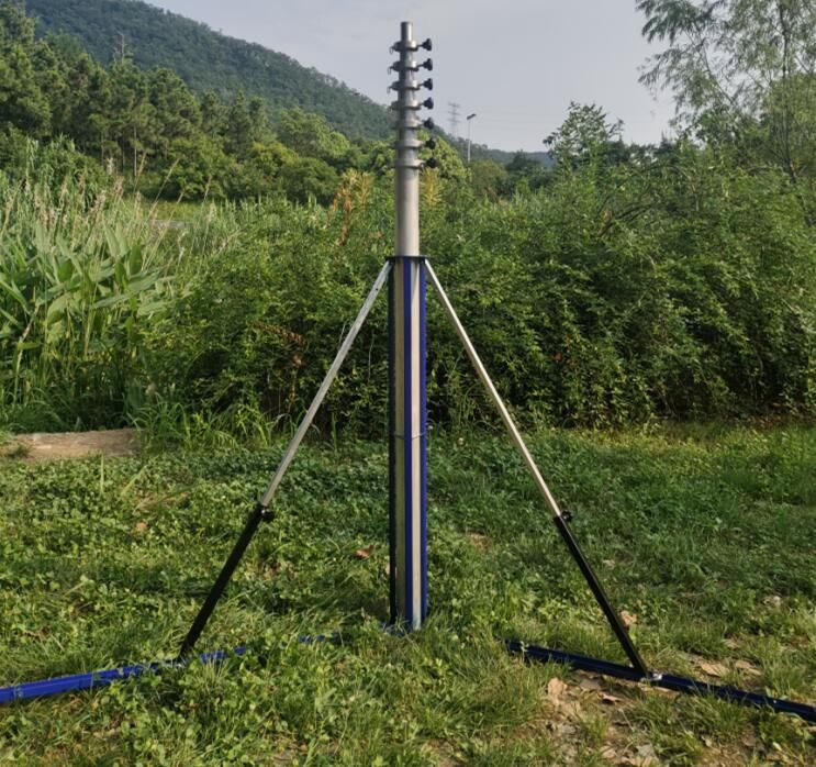 Buy Standard Quality China Wholesale 12m Hand Winch Up Telescopic Mast ...