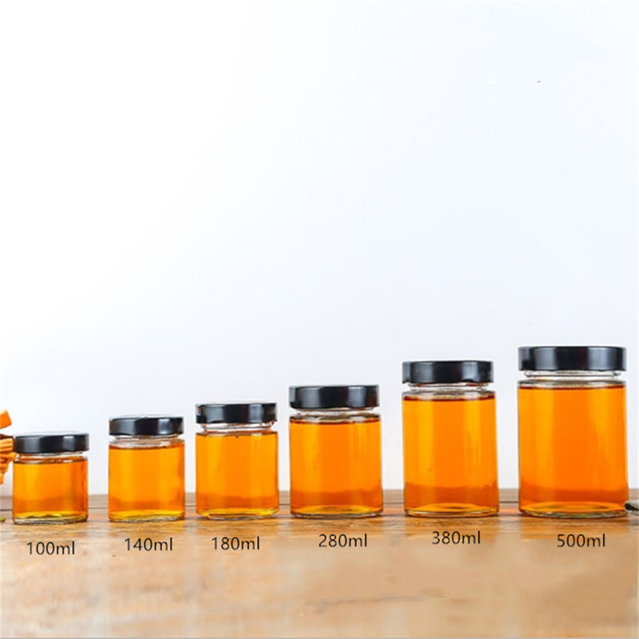 Buy Wholesale China 100ml180ml280ml 380ml Clear Straight Side Round ...