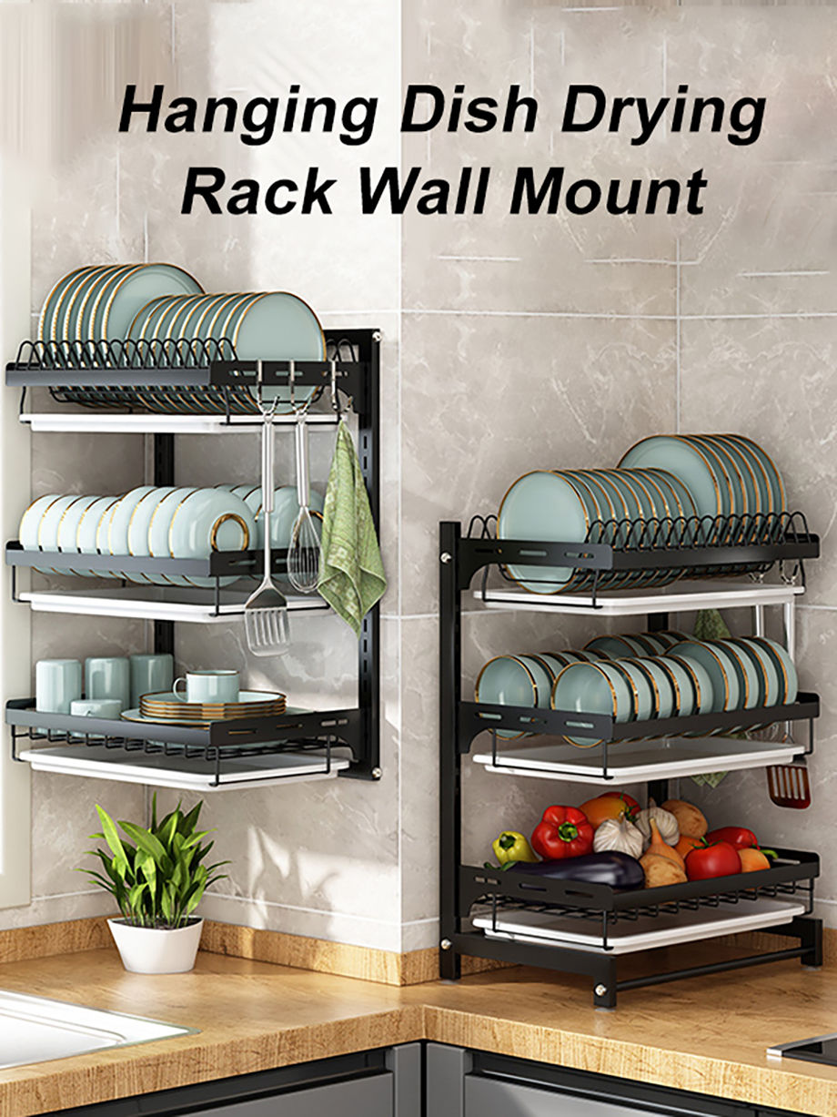 Buy Wholesale China Kitchen Organizer Shelf Plate Bowl Dish Drying ...