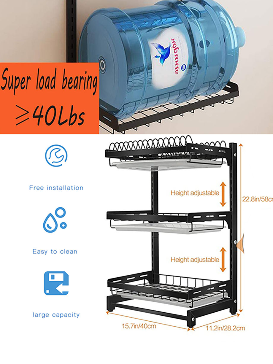 Buy Wholesale China Kitchen Organizer Shelf Plate Bowl Dish Drying ...