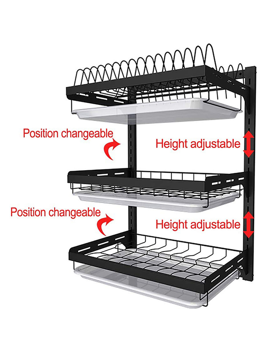 Buy Wholesale China Kitchen Organizer Shelf Plate Bowl Dish Drying ...