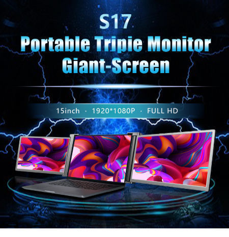 Buy Wholesale China Factory Price 2022 New 15 Inch Portable Tri-screen ...