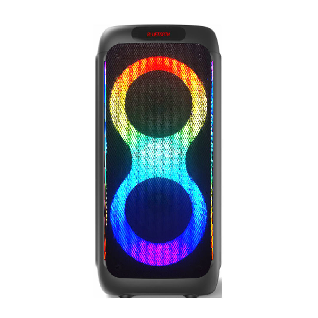 New 2x8" High Power Portable Party Speaker With 8-shape Woofer Light ...