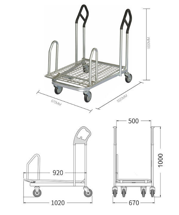 Buy Wholesale China Factory Batch Platform Truck Foldable Platform ...